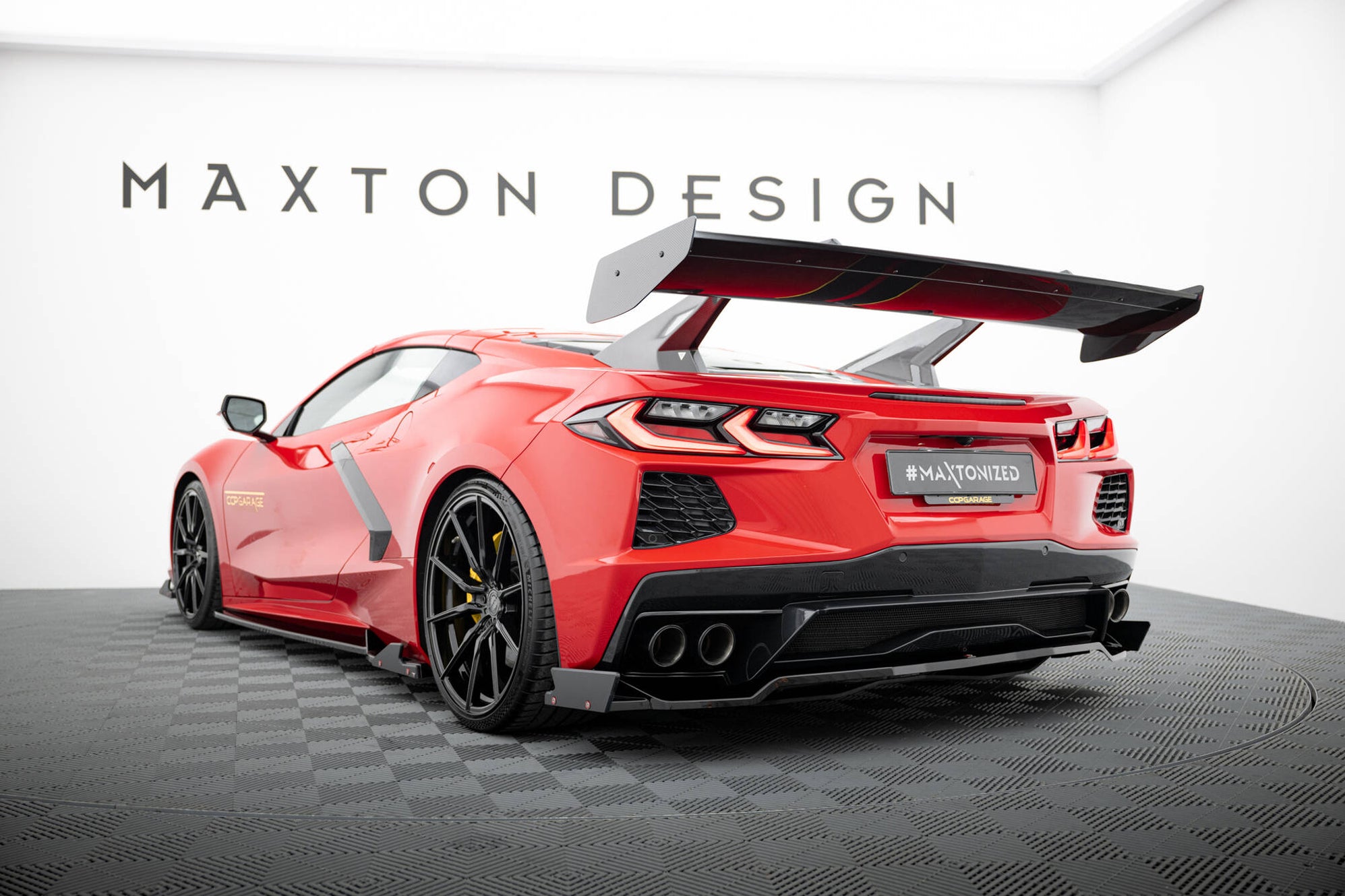 Maxton Design Carbon Spoiler Chevrolet Corvette C8 — Maxton Design AU