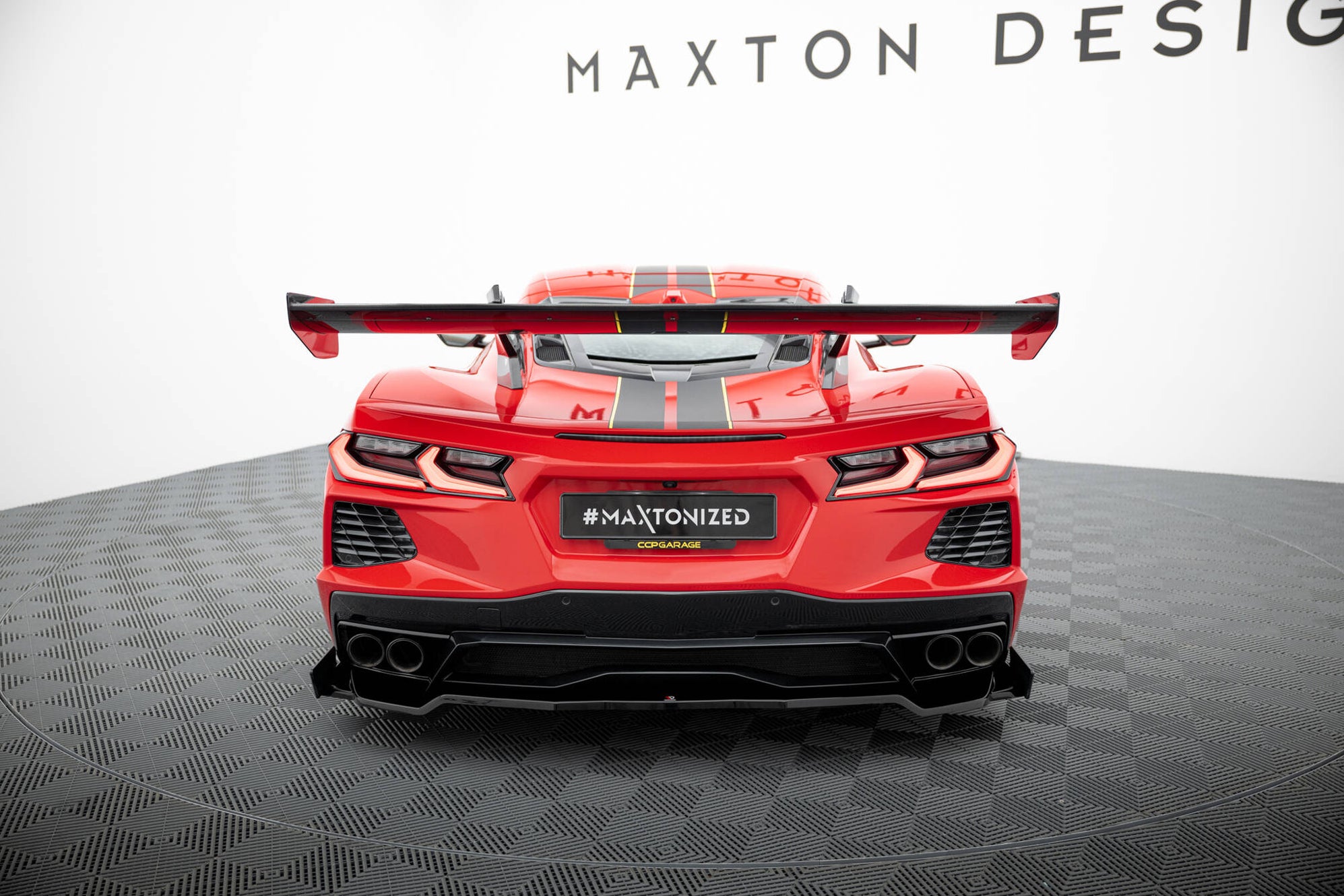 Maxton Design Carbon Spoiler Chevrolet Corvette C8 — Maxton Design AU