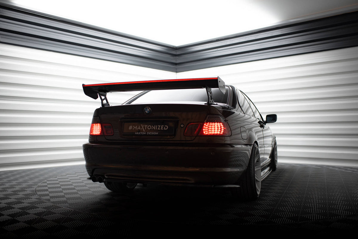 Maxton Design Carbon Spoiler With External Brackets Uprights + LED BMW ...