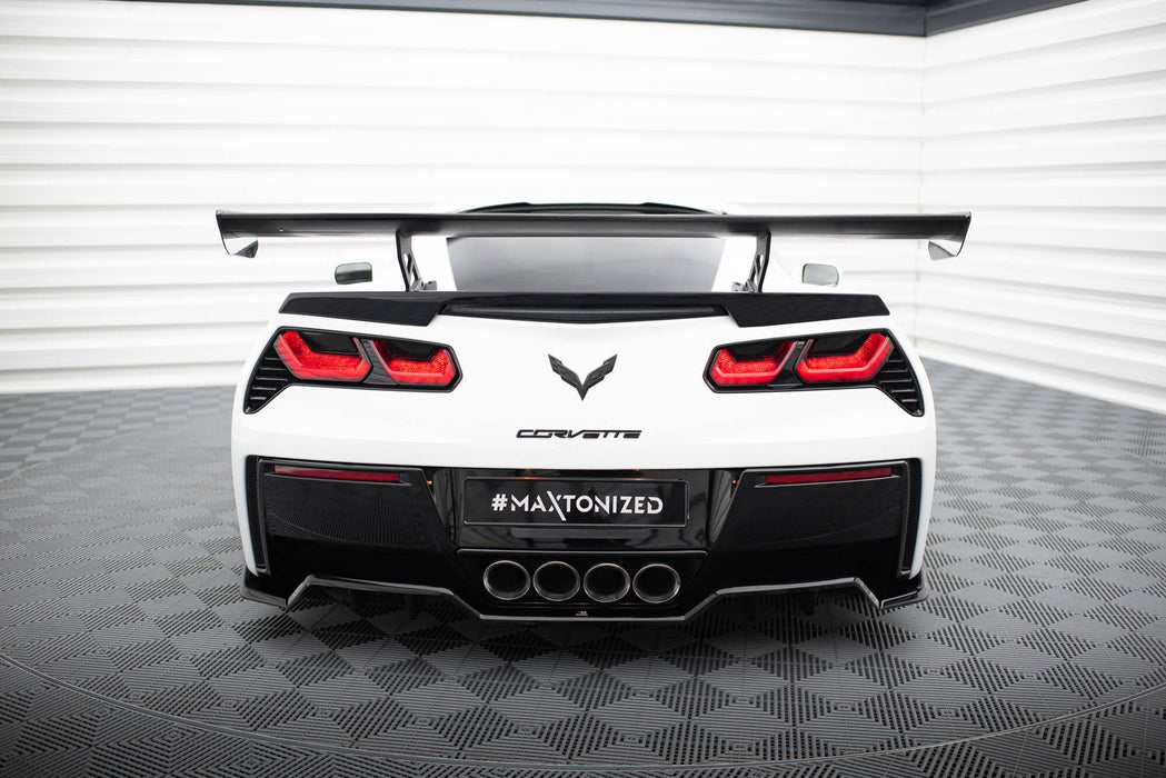 Maxton Design Carbon Spoiler With Internal Brackets Uprights Chevrolet ...