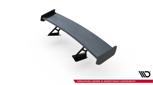 Maxton Design Carbon Spoiler With Internal Brackets Uprights + LED Che ...