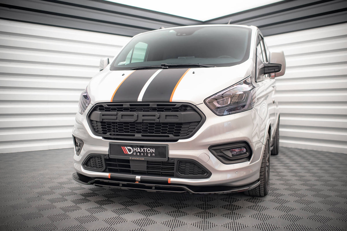 Maxton Design Front Splitter Ford Transit Custom ST-Line Mk1 Facelift ...