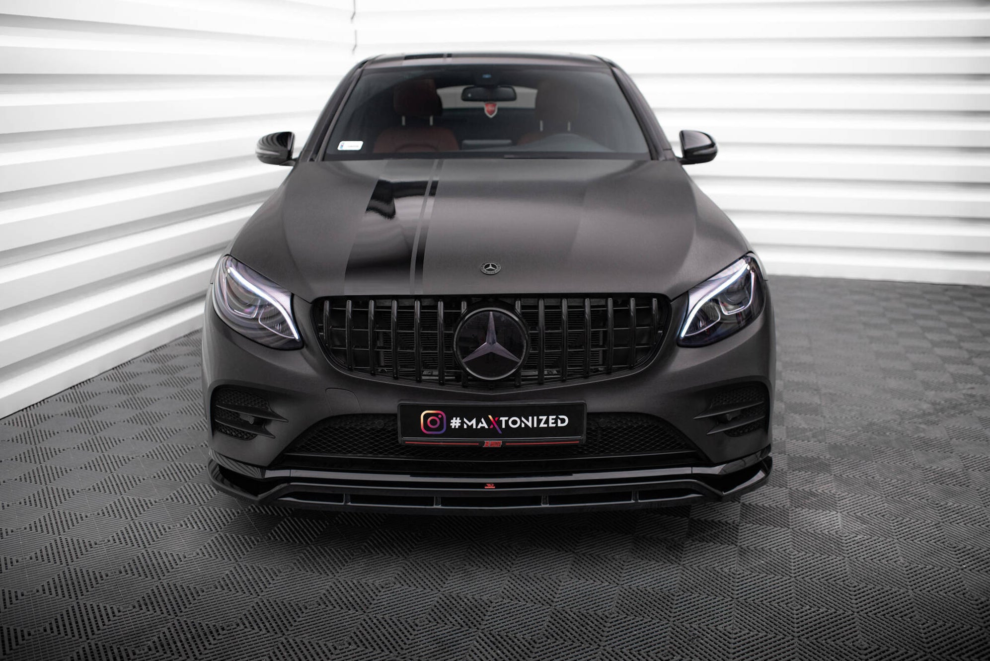 Maxton Design Front Splitter Mercedes-Benz GLC Coupe AMG-Line /43 AMG ...