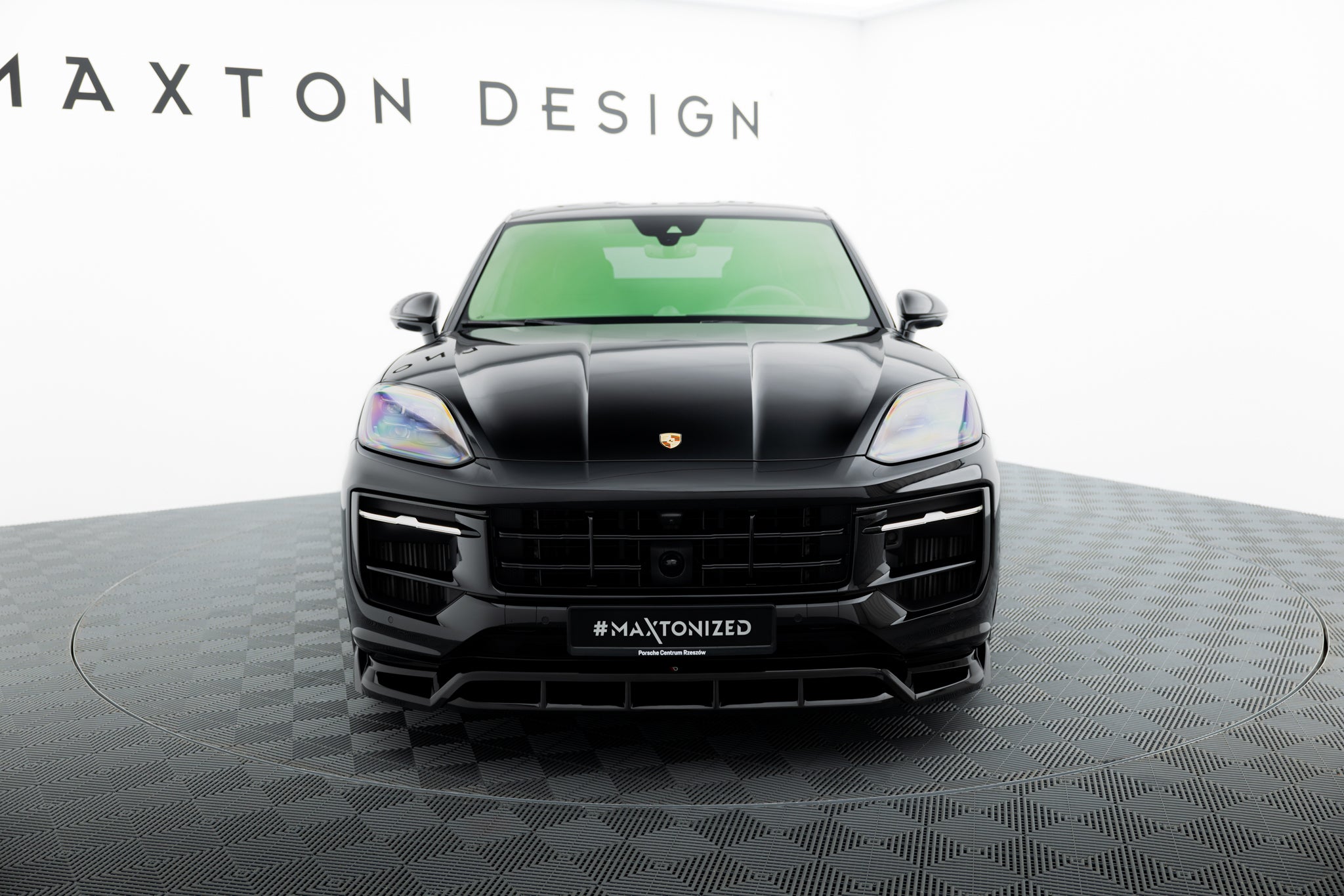 Buy Maxton Design Front Splitter Porsche Cayenne SUV / Coupe Mk3 ...