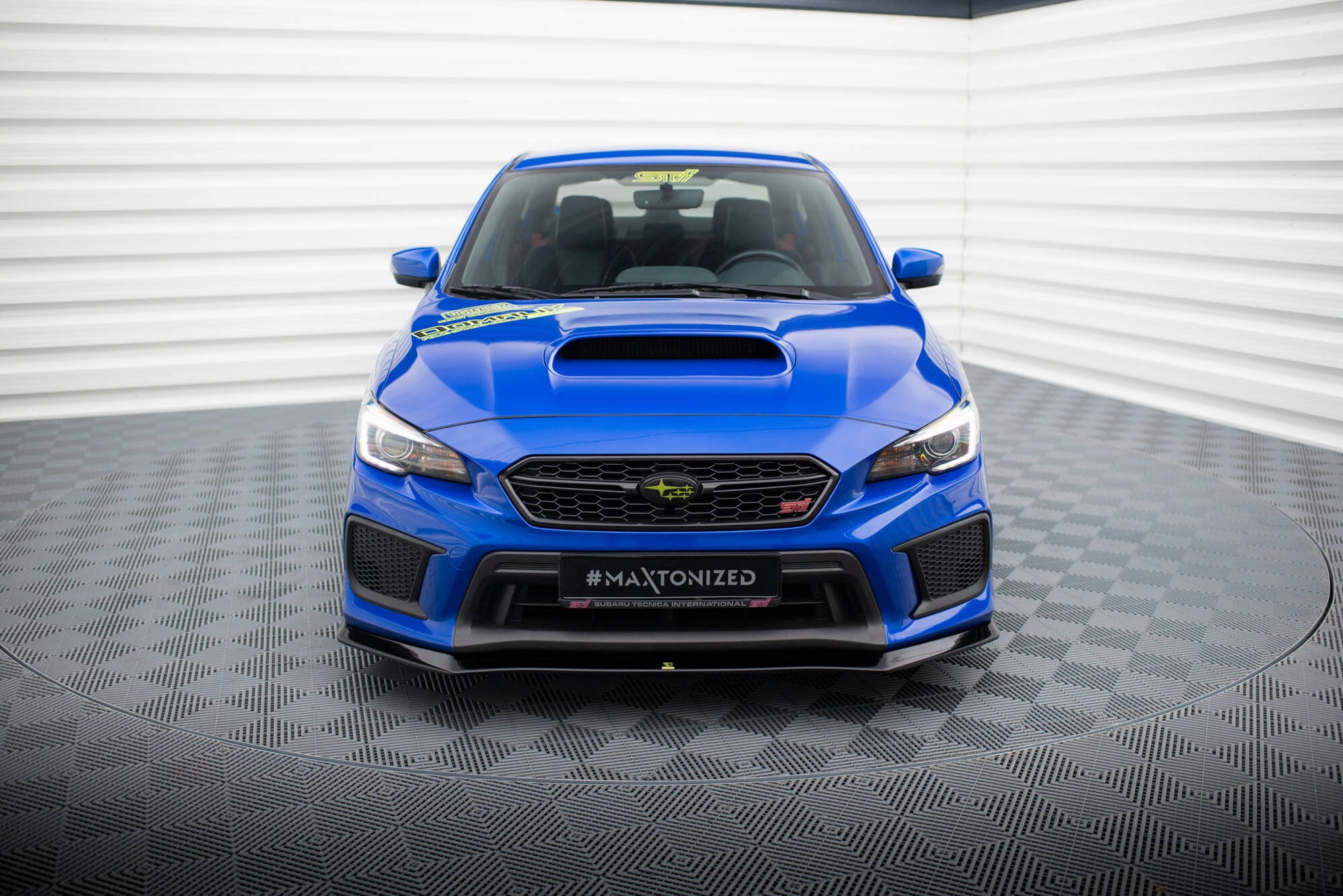 Maxton Design Front Splitter V.1 Subaru WRX STI Mk1 Facelift — Maxton ...