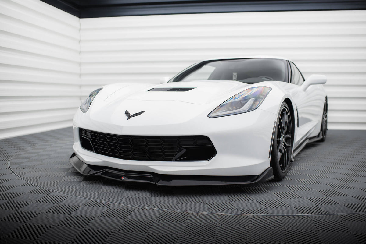 Maxton Design Front Splitter V.2 Chevrolet Corvette Stingray / Z06 C7 ...