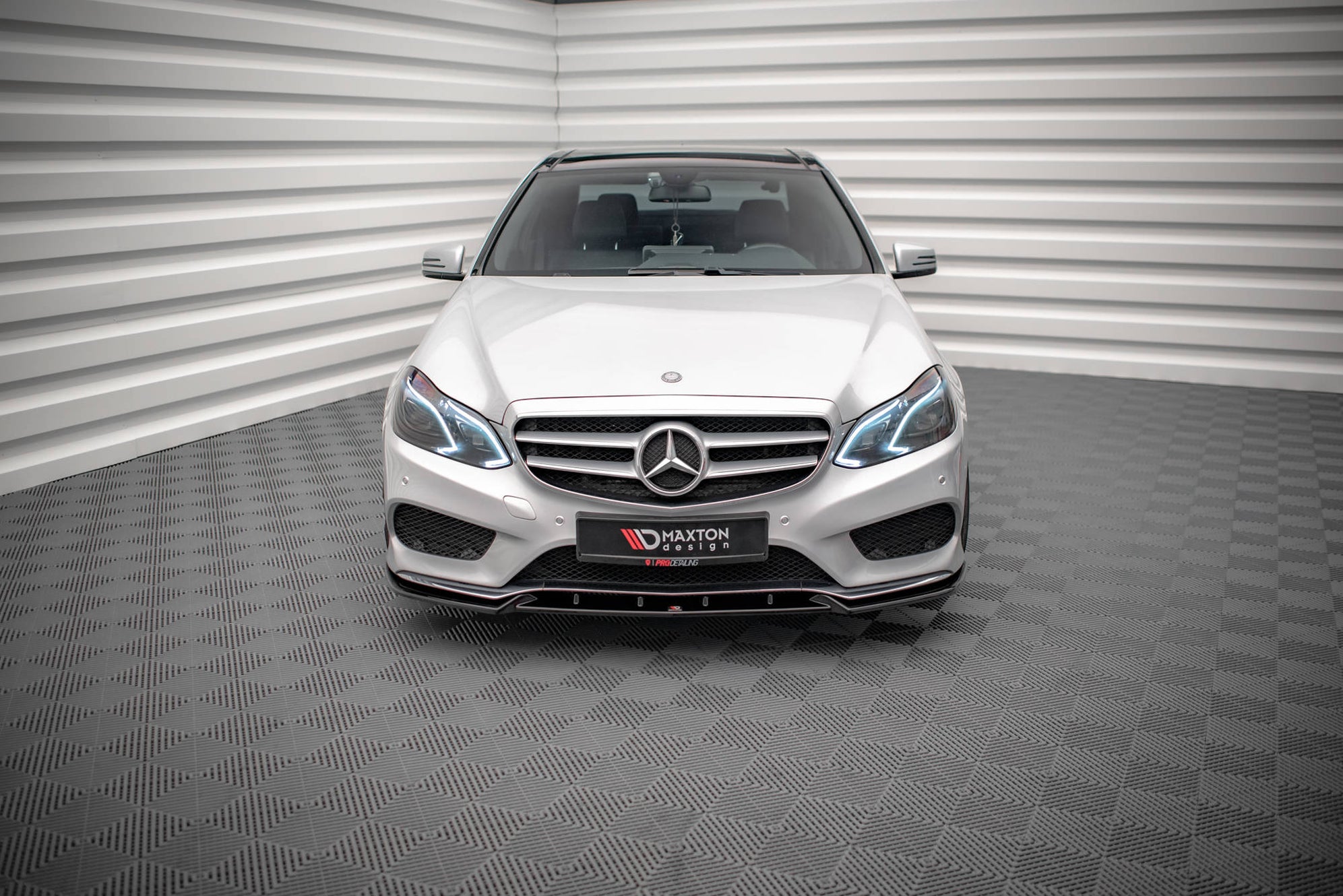 Maxton Design Front Splitter V.2 Mercedes-Benz E AMG-Line Sedan W212 F ...