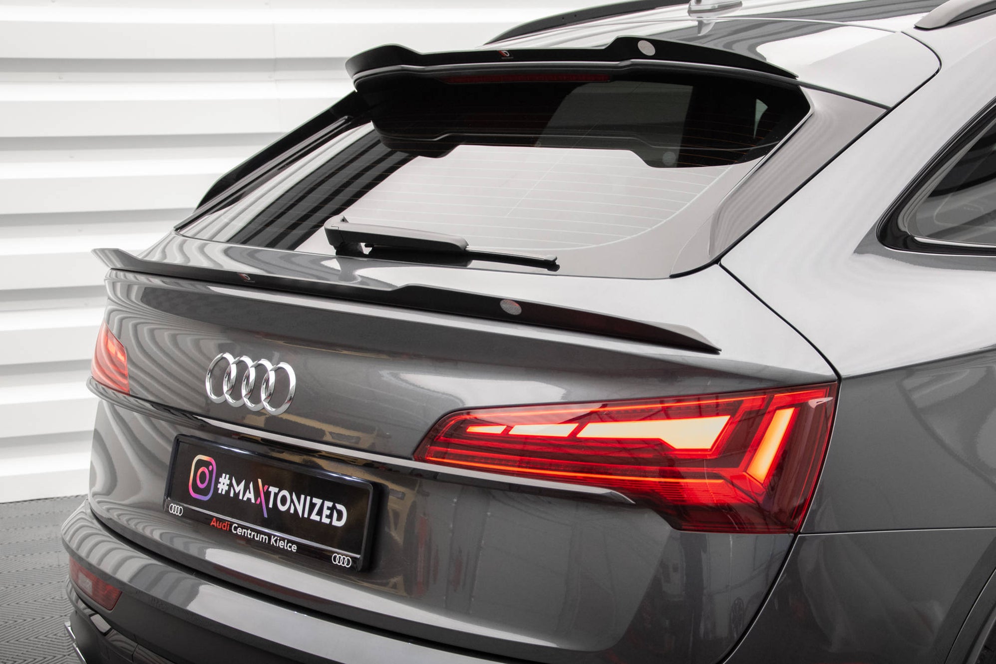 Buy Maxton Design Lower Spoiler Cap Audi SQ5 / Q5 S-Line Sportback Mk2 ...