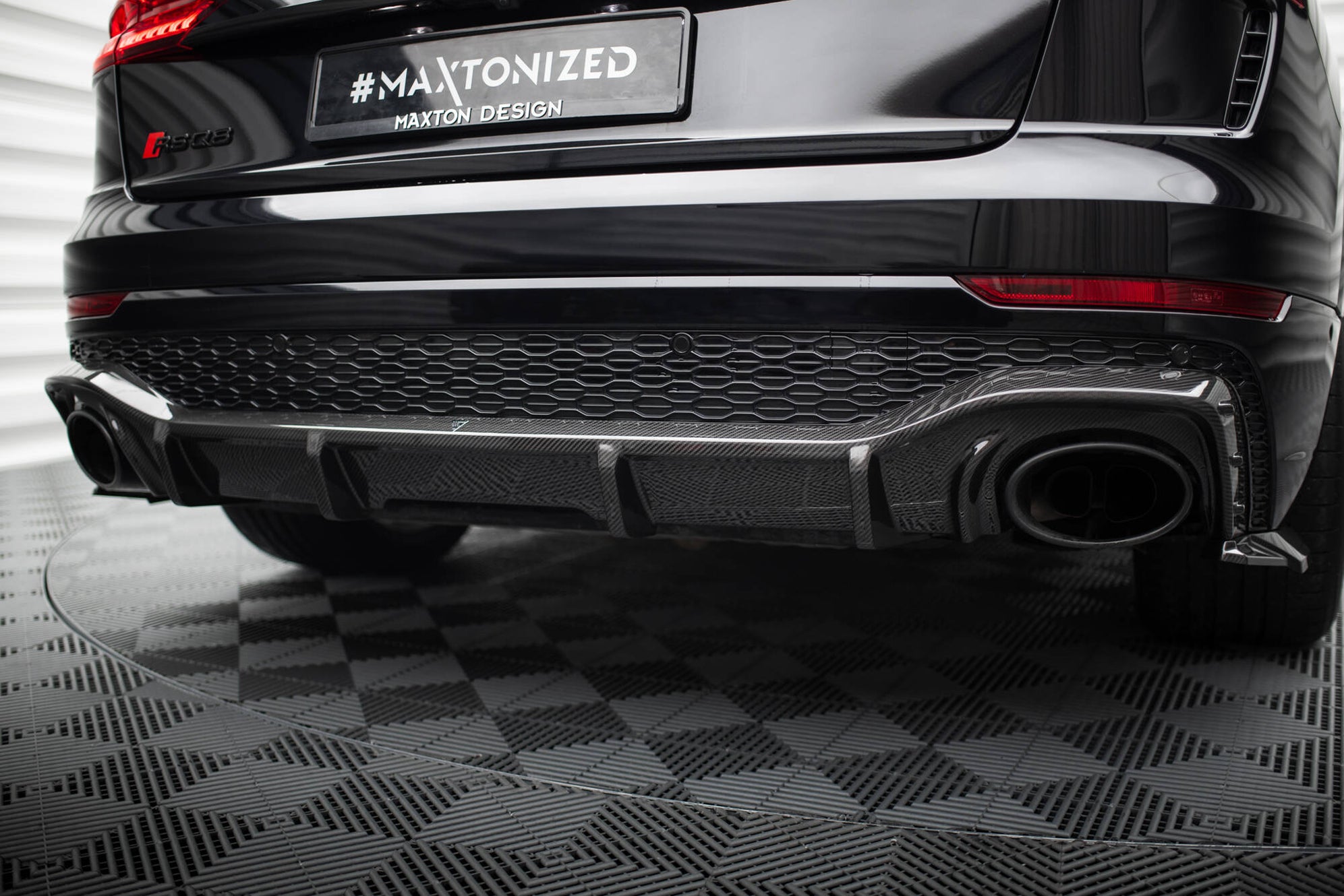 Maxton Design Prepreg Carbon Fiber Rear Diffuser Audi RSQ8 Mk1 — Maxton ...