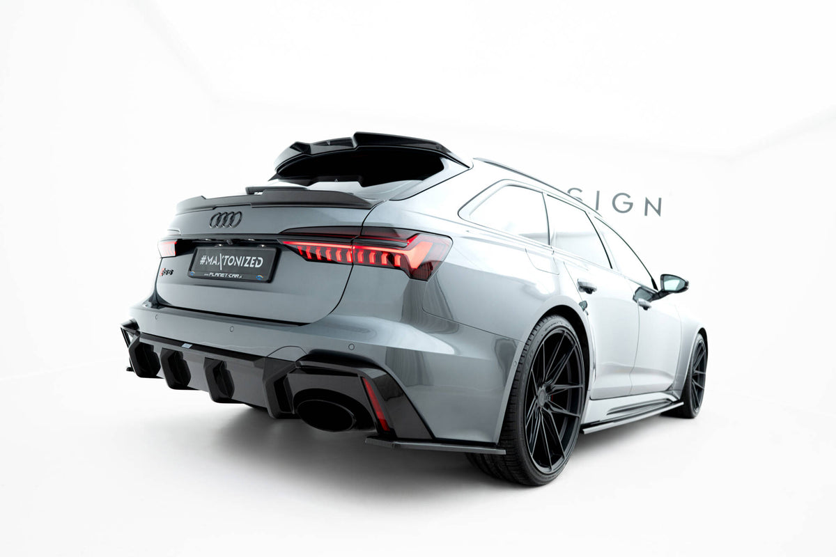 Buy Maxton Design Prepreg Carbon Fiber Rear Side Splitters Audi RS6 C8 ...