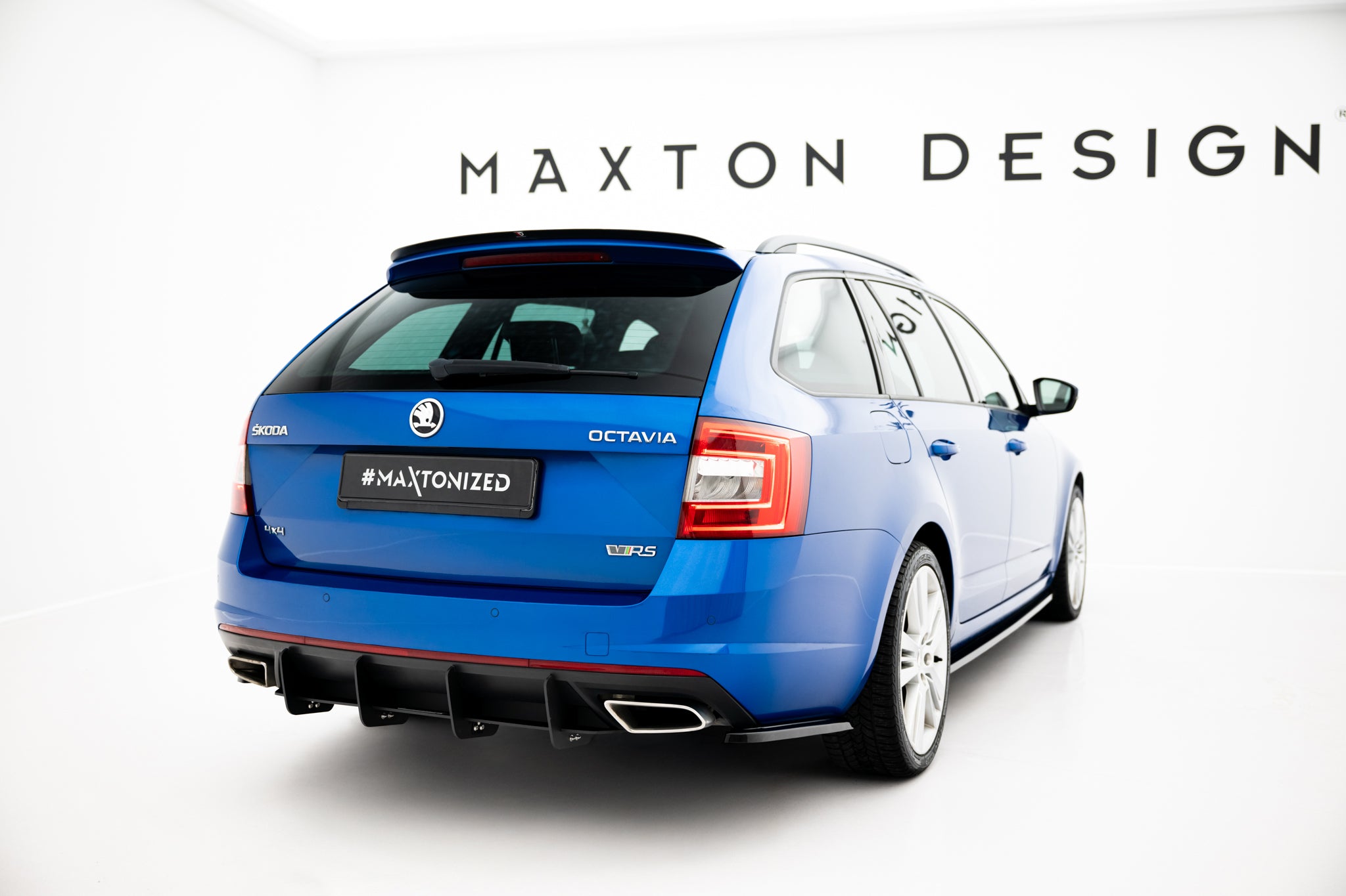 Maxton Design Rear Diffuser Skoda Octavia RS Mk3 / Mk3 FL Hatchback ...