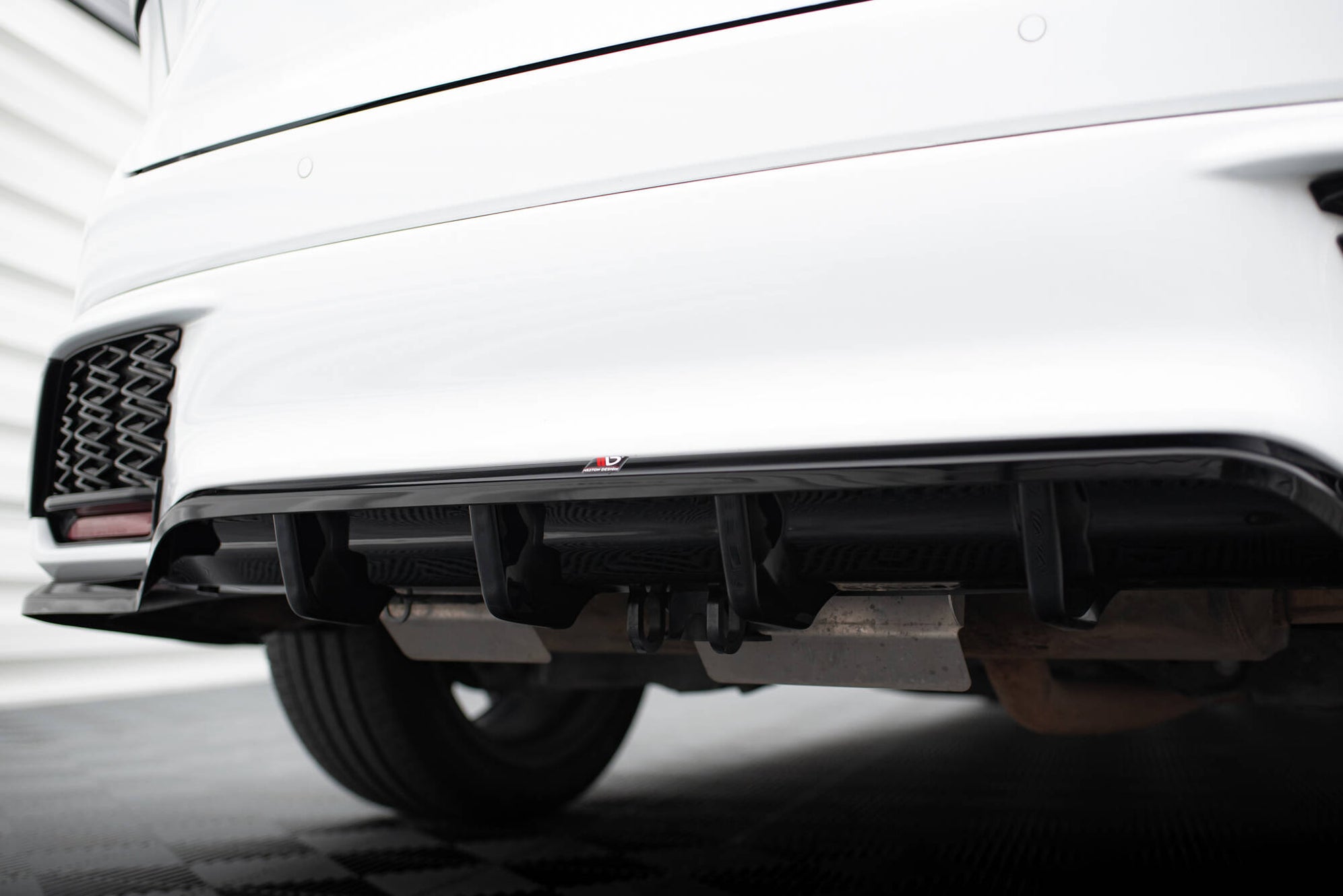 Maxton Design Rear Splitter (with vertical bars) Lexus RX F-Sport Mk5 ...