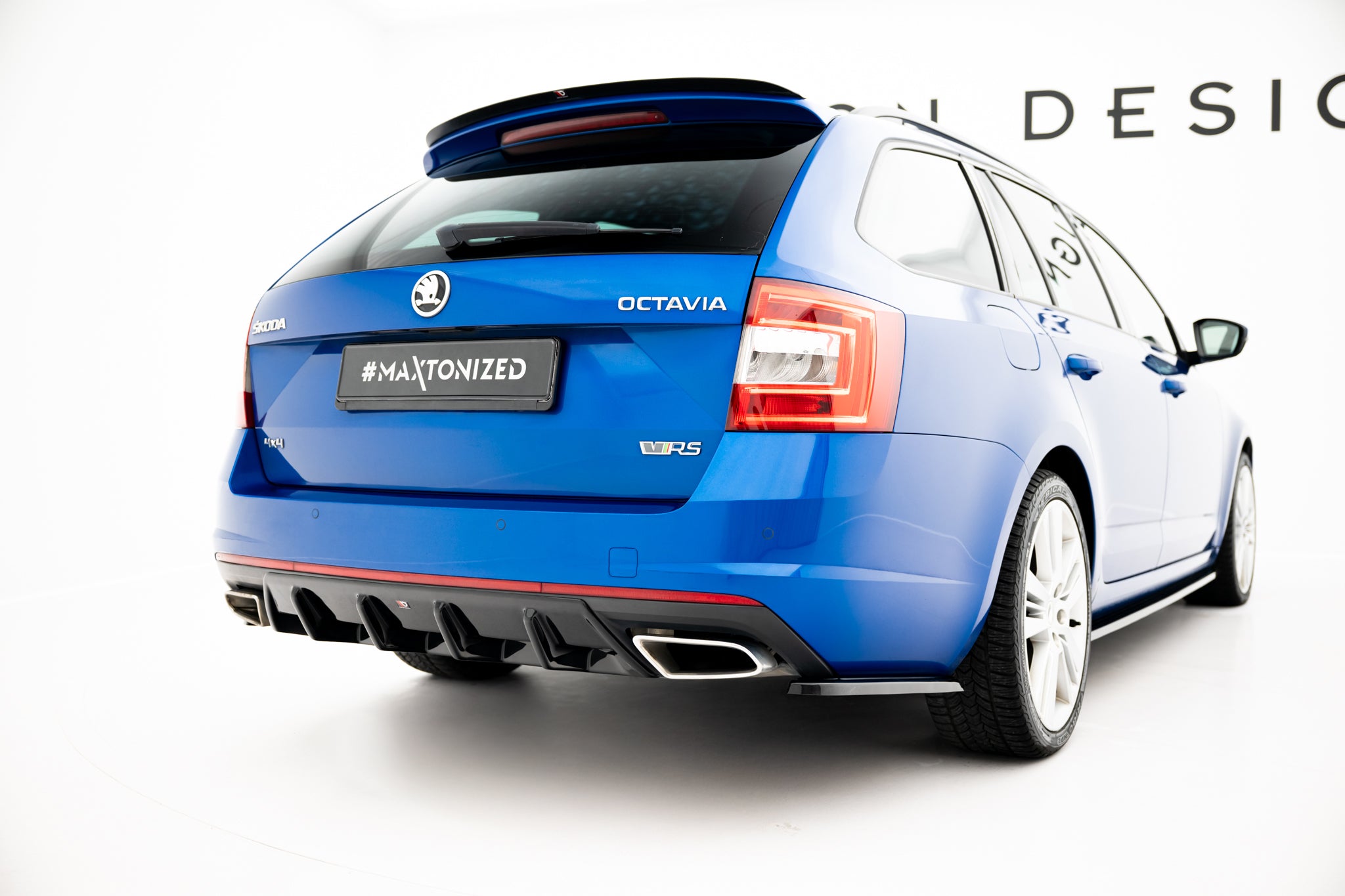 Maxton Design Rear Valance V.1 Skoda Octavia RS Mk3 / Mk3 FL Hatchback ...