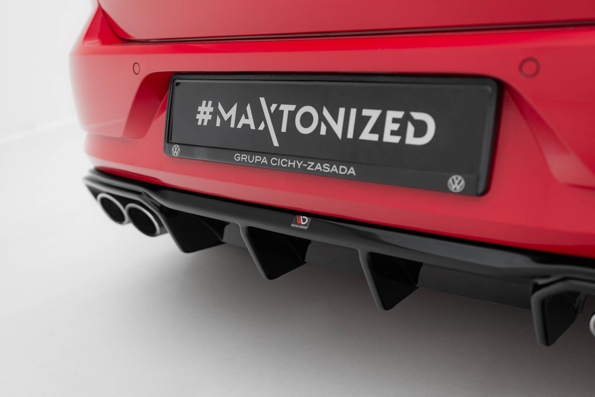 Buy Maxton Design Rear Valance V.3 Volkswagen Golf R Mk7 Facelift ...