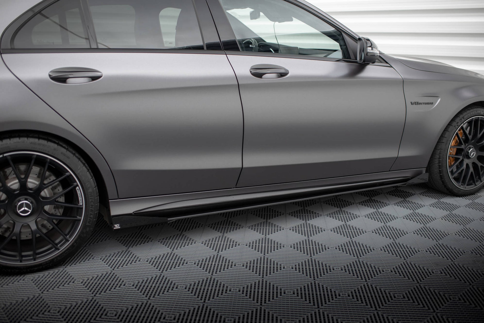 Maxton Design Side Flaps Mercedes-AMG C63 Sedan / Estate W205 Facelift ...