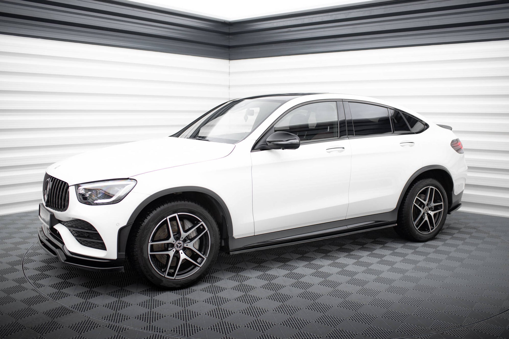 Maxton Design Side Skirts Diffusers V.3 Mercedes-Benz GLC Coupe AMG ...