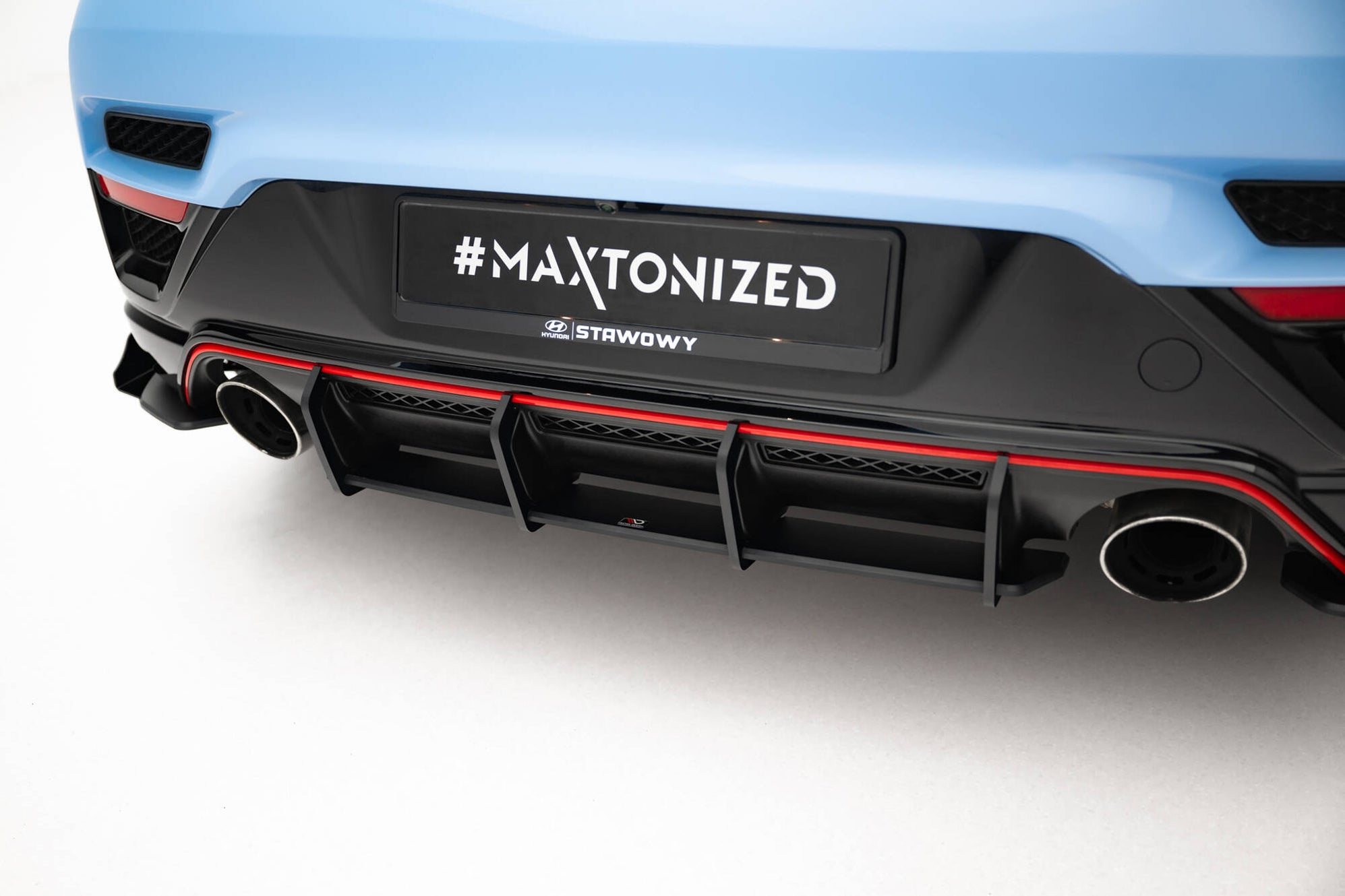 Maxton Design Street Pro Rear Diffuser Hyundai Veloster N Mk2 — Maxton ...