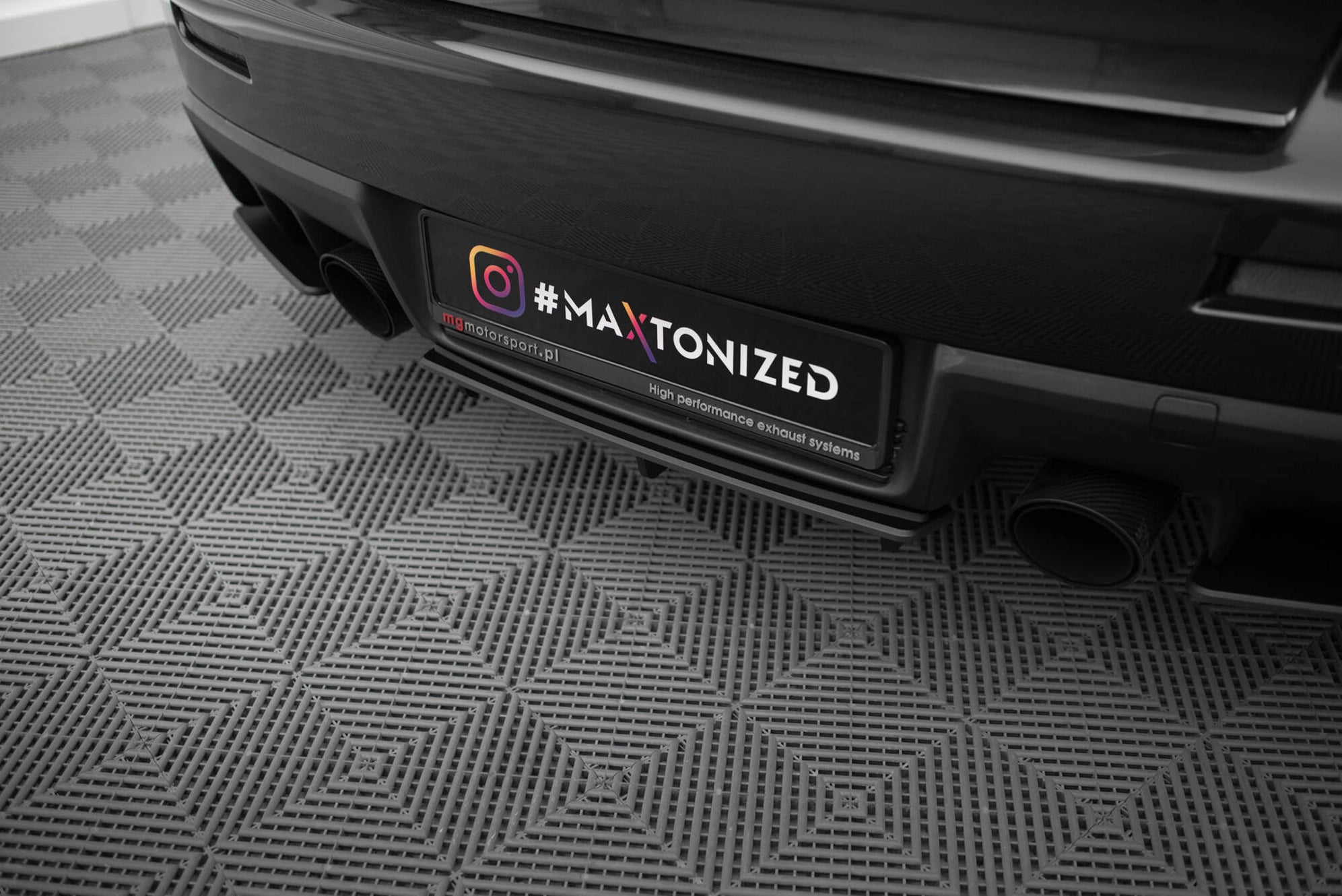 Maxton Design Street Pro Rear Diffuser Mitsubishi Lancer EVO X — Maxton ...