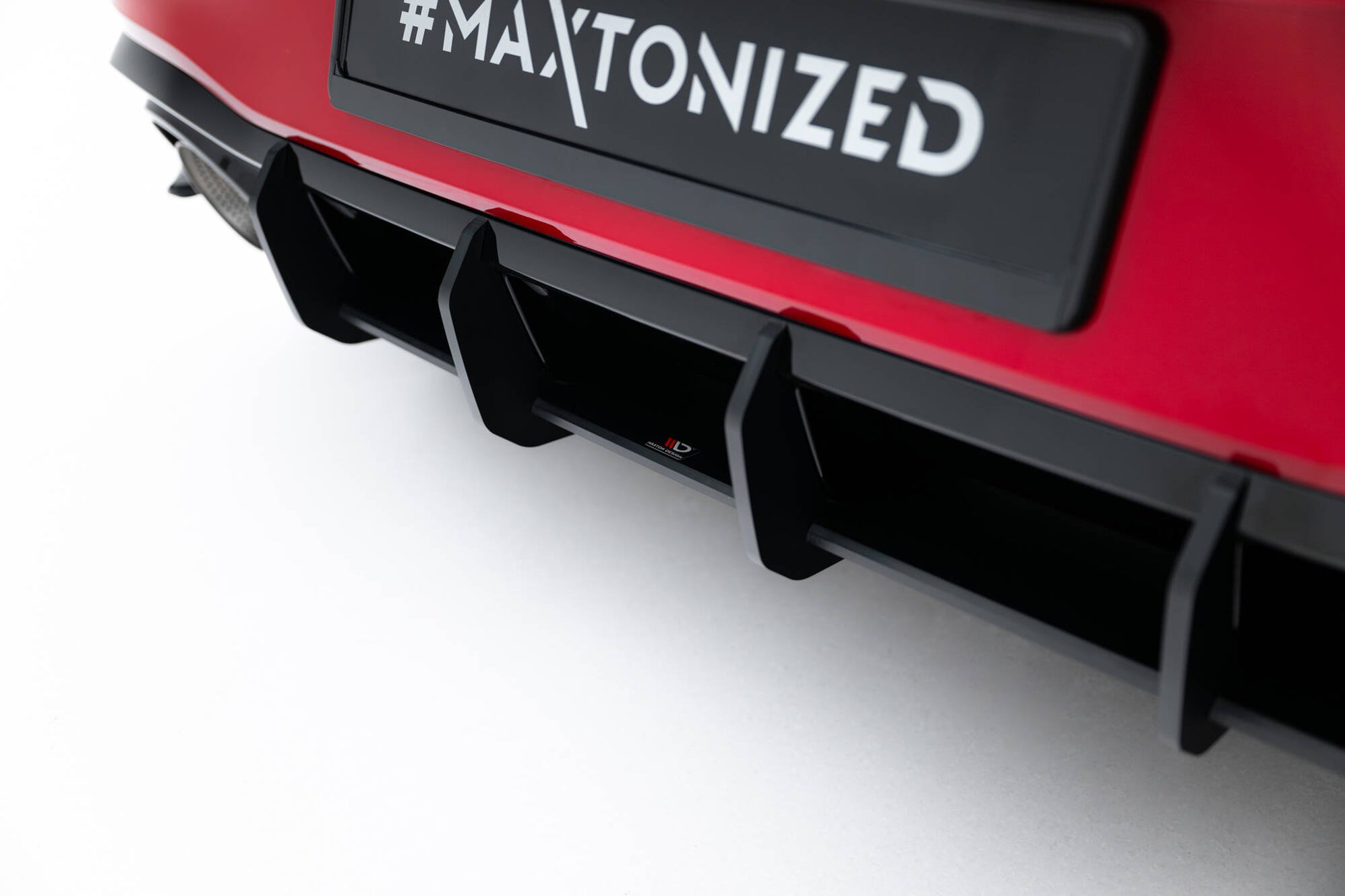 Maxton Design Street Pro Rear Diffuser V.2 Volkswagen Golf GTI Clubspo ...