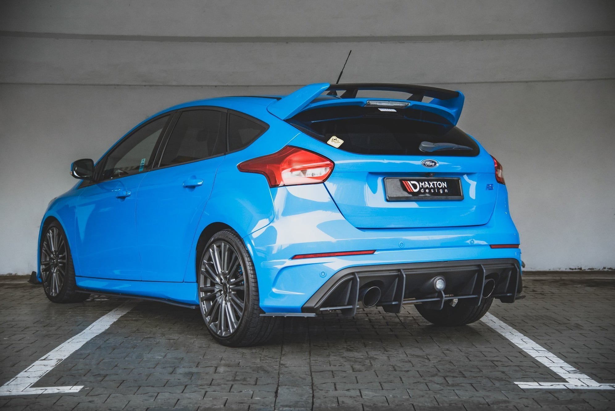 Buy Maxton Design Street Pro Rear Side Splitters Ford Focus RS Mk3 ...