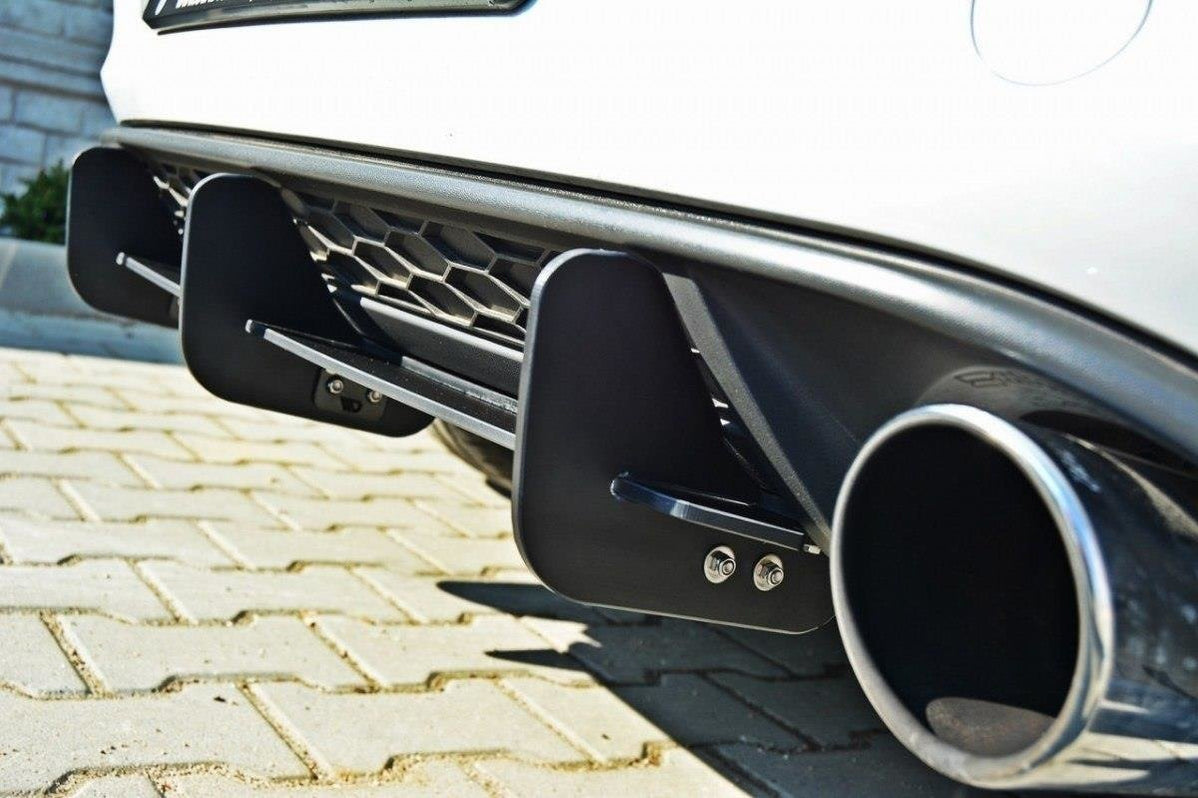 Maxton Design VW GOLF MK7 GTI REAR DIFFUSER & REAR SIDE SPLITTERS ...